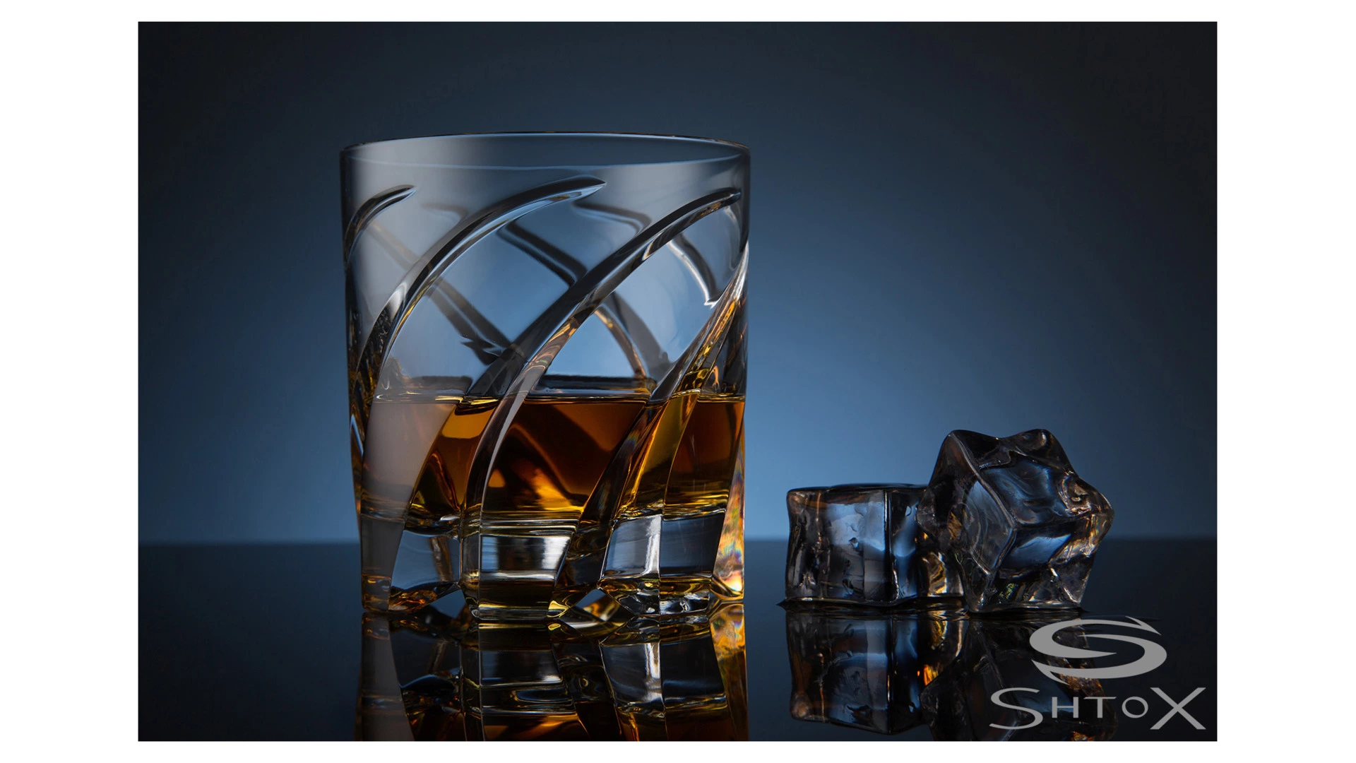 Стакан вращающийся для виски Shtox Спираль 320 мл, хрусталь, п/к, 016 - купить за 15900 руб. в ...