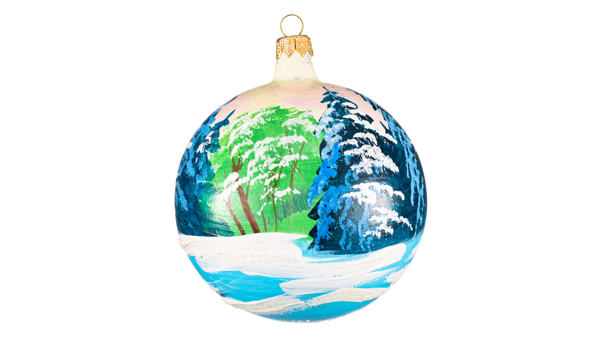 Игрушка елочная шар Bartosh Дома ждут 10 см, стекло, п/к - купить за 6750 руб. в Москве в Дом ...